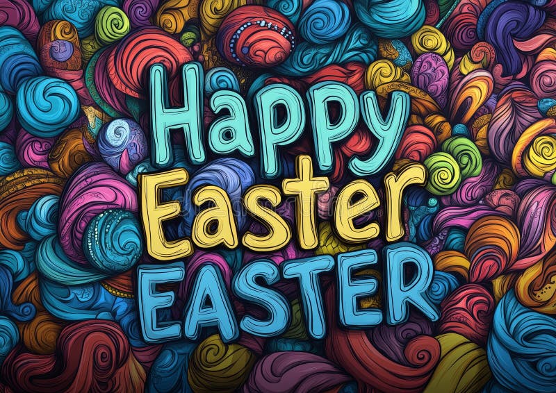 A Traditional Easter Setting Features an Array of Classic Decorations ...