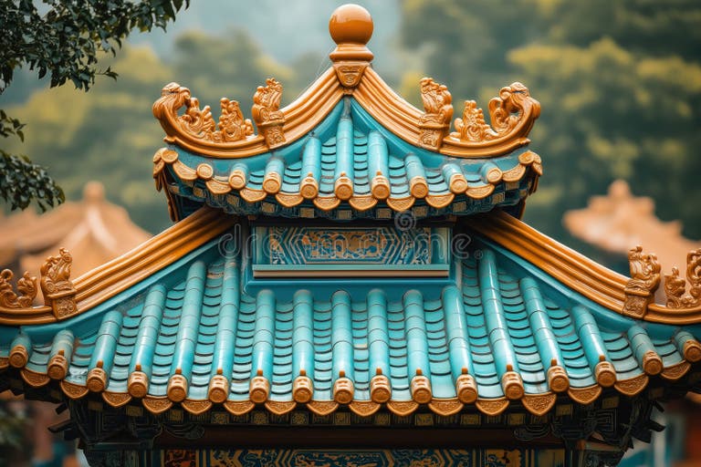 Traditional Eastern Architecture, Intricate and Cultural, Design Theme ...