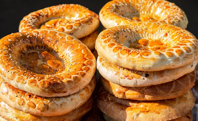 Traditional Eastern Flat Bread Stock Photo - Image of crunchy, east ...