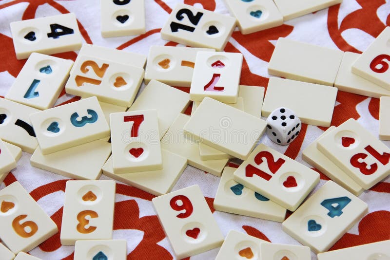 Game Knuckles, Stones for Traditional Turkish Game Okey Stock Image ...