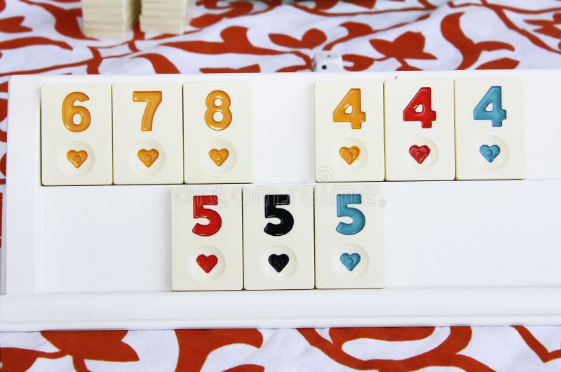 Traditional Eastern Turkish Game Okey with White Knuckles and ...