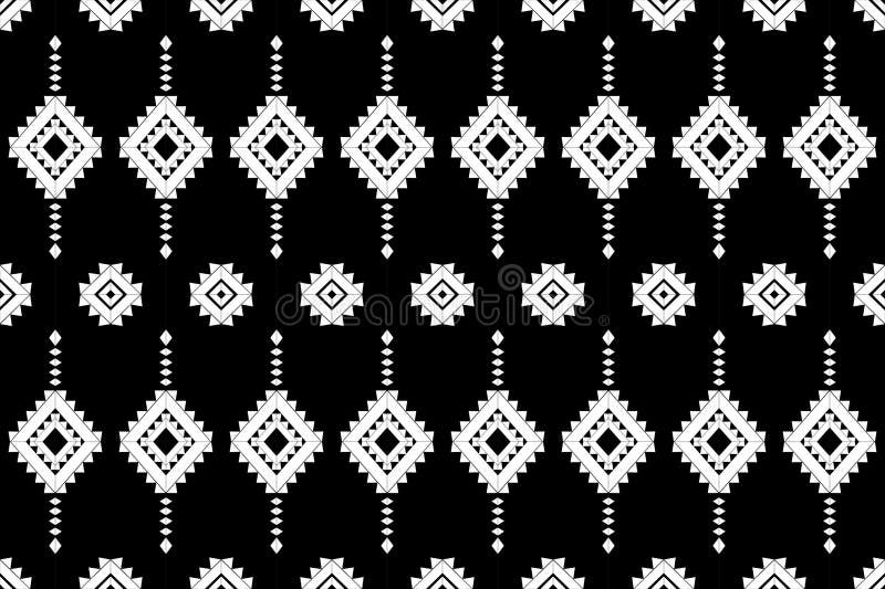 Traditional Ethnic Seamless Fabric Pattern Stock Illustration ...