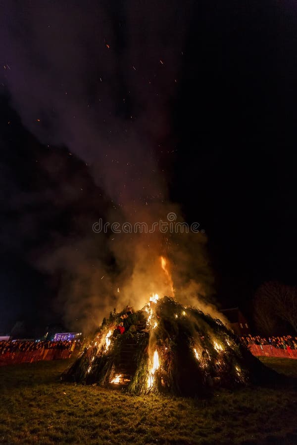 The Traditional Event - Bon Fire Editorial Image - Image of terrible ...