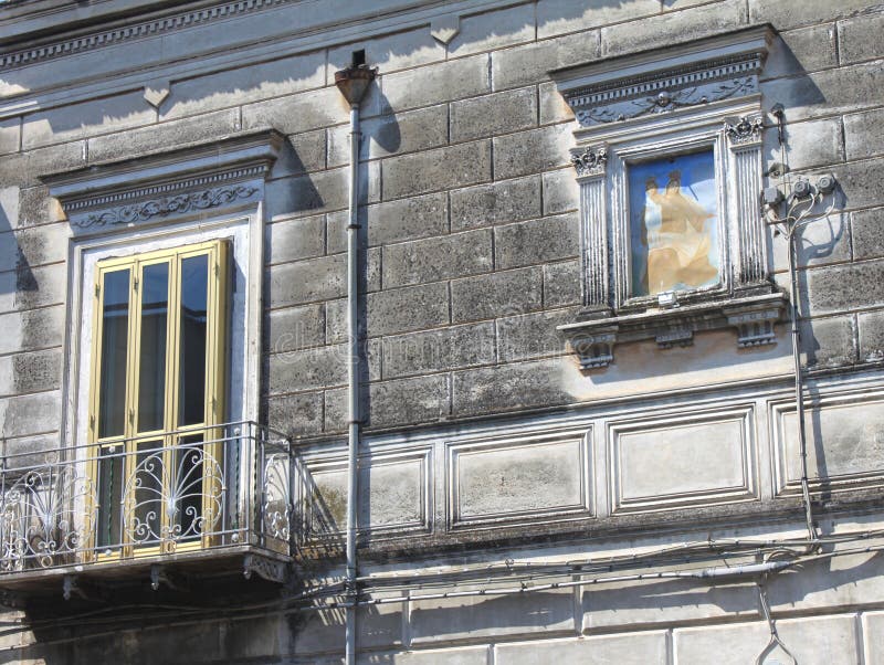 Traditional Facade of European Architecture Stock Photo - Image of ...