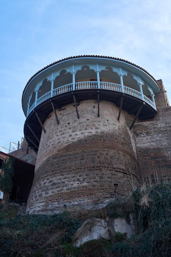 Traditional Facades in Tbilisi, Georgia Stock Photo - Image of georgia ...