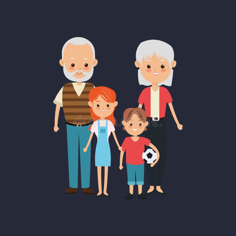 Traditional family image stock vector. Illustration of parent - 135009363