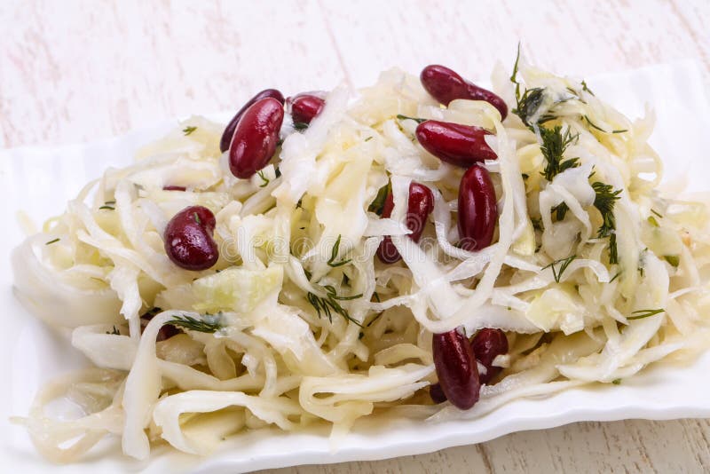 Traditional Fermented Cabbage Stock Image - Image of diet, delicious ...