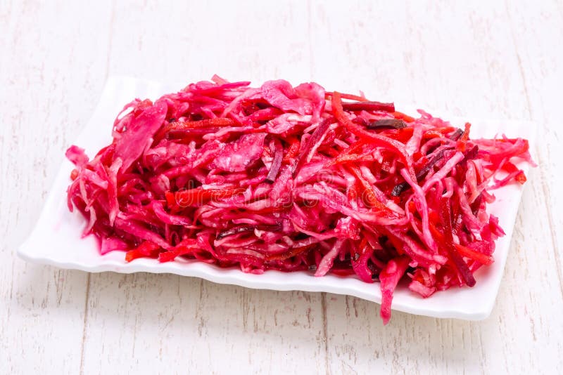 Traditional Fermented Cabbage Stock Image - Image of homemade ...