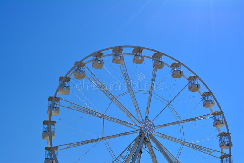 Traditional ferris wheel stock image. Image of sunny - 27149143