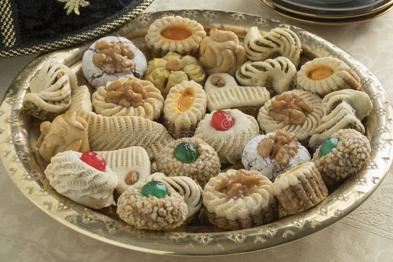 Moroccan Cookies at the Bakery Stock Photo - Image of africa, morocco ...