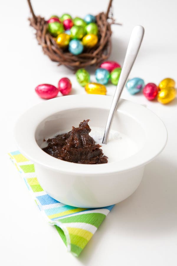 Traditional Finnish Easter Food, Rye Pudding Stock Image - Image of ...