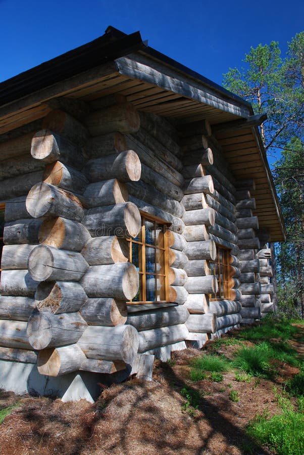 Traditional Finnish house stock photo. Image of cabin - 27689138