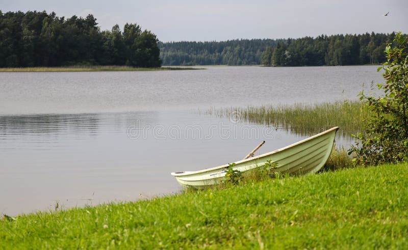 Traditional Finnish Landscape Stock Image - Image of eesti, eurooppa ...