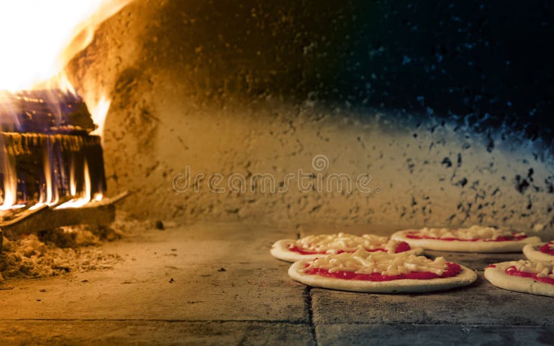 Traditional Fire Oven for Pizza Stock Image - Image of light, fireplace ...