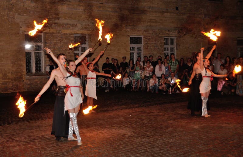 Traditional fire show editorial photography. Image of fanatic - 31438377