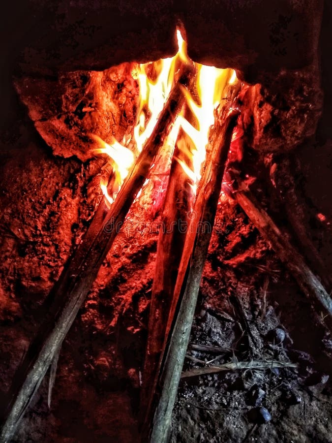 Traditional fire stove stock photo. Image of lighting - 357685892