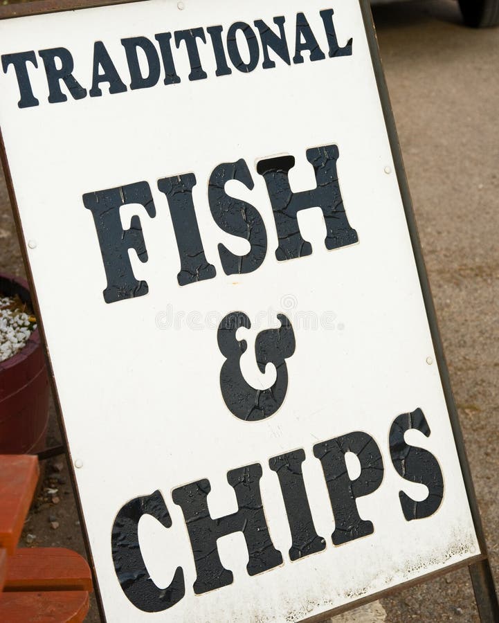 Traditional Fish and Chips. Stock Image - Image of omega, scotland ...