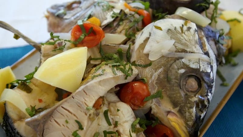 Traditional Fish Soup from Danube Delta Stock Footage - Video of meal ...