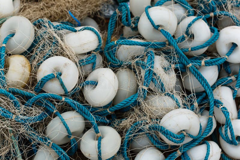 Traditional fishing net stock image. Image of harbor - 26898495