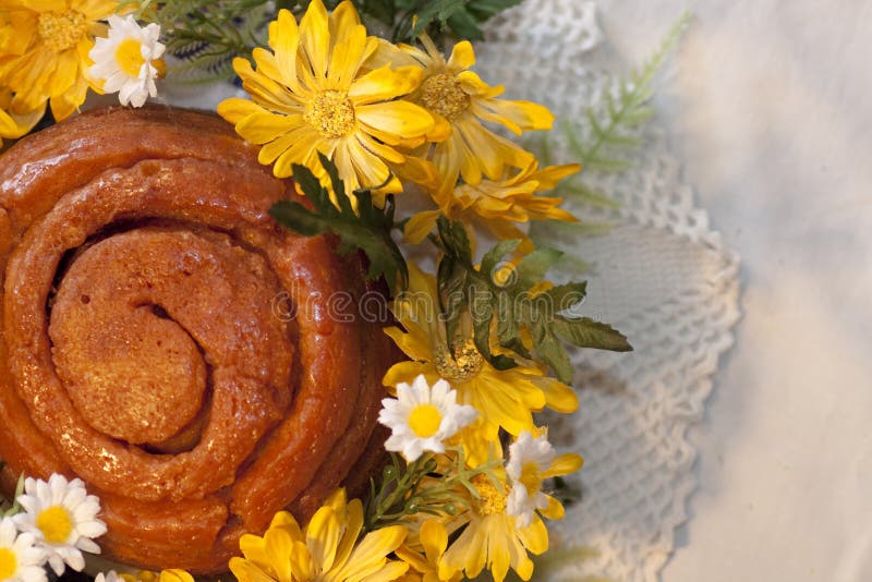 Traditional folar cake stock photo. Image of portugal - 105953176