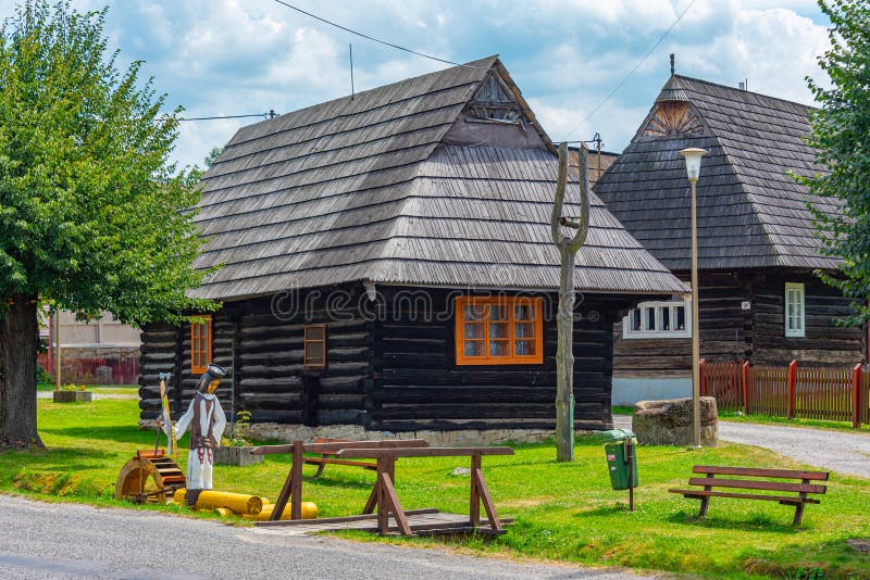 Old Folk Architecture. Museum of Folk Living and Pearling Stock Image ...