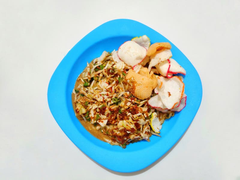 A Traditional Food of Indonesia Namely Karedok Stock Image - Image of ...