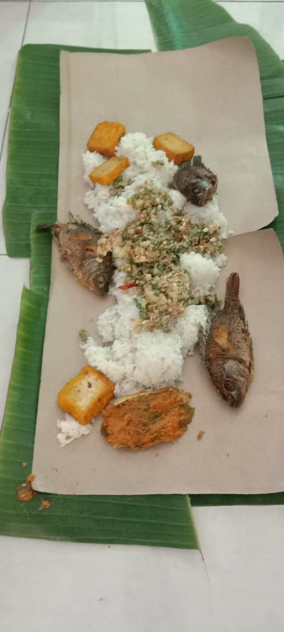 Traditional Food Indonesia River Fish Java Salad Stock Image - Image of ...