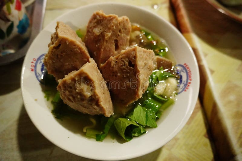 Traditional Food of Java Bakso Editorial Photography - Image of dessert ...