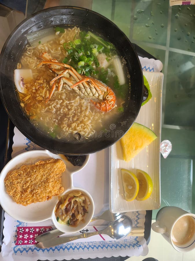 Traditional Food with Modern Combination in Taiwan Hotel Stock Image ...