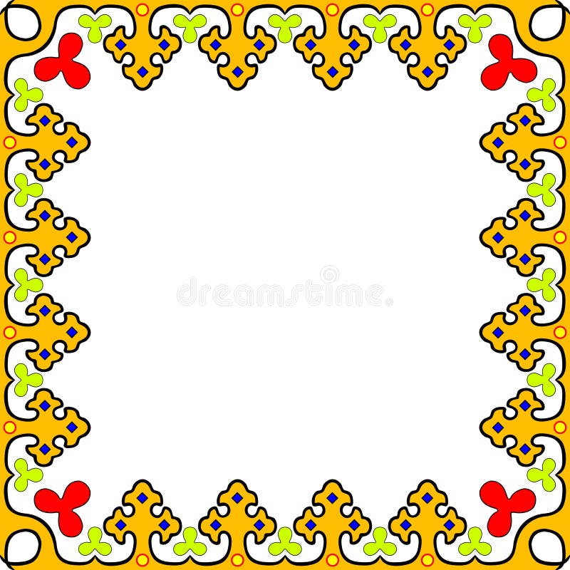 Traditional frame stock vector. Illustration of frame - 14100873