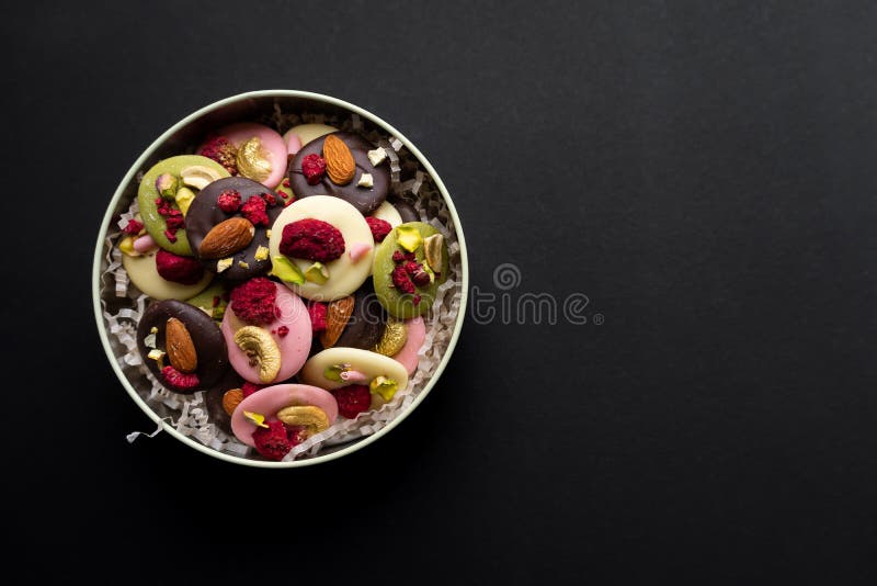 Traditional French Chocolate Christmas Dessert Stock Photo - Image of ...
