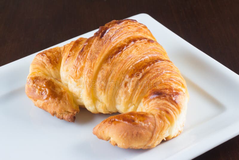 Traditional French Croissant Stock Photo - Image of table, pastry: 68383908