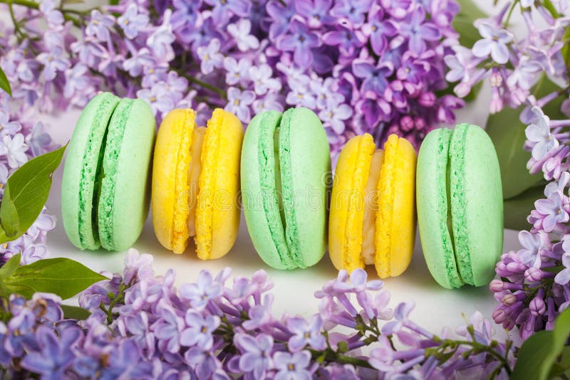 Traditional French Macaroons Stock Image - Image of food, gastronomy ...