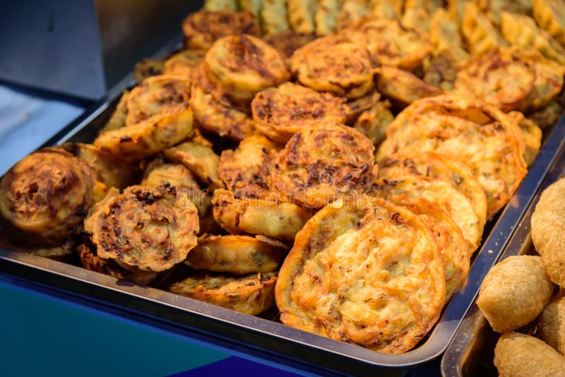 Fried glutinous rice cake. stock image. Image of fried - 343330507