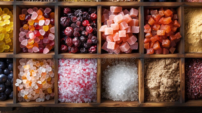 Traditional Fruit Salt Curing Stock Illustration - Illustration of ...