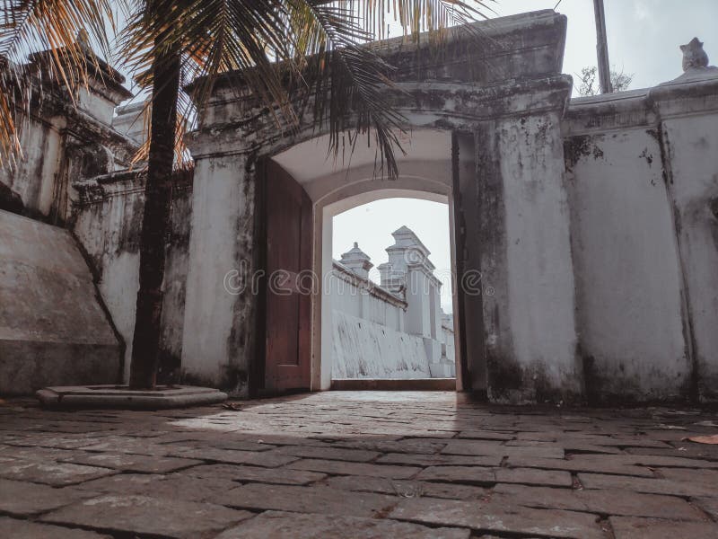 Traditional Gate at Yogyakarta Stock Image - Image of gate, traditional ...