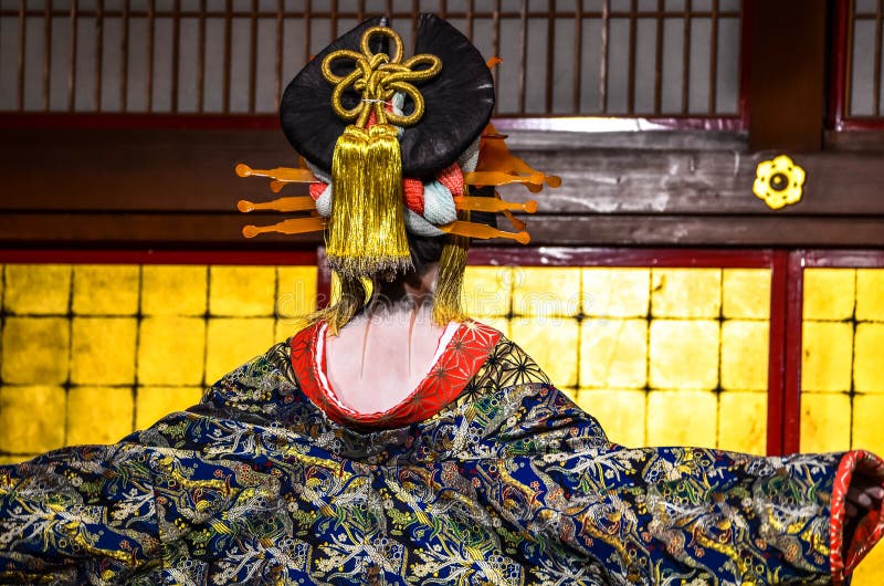 Geisha Performance editorial photo. Image of street, blossom - 2256606