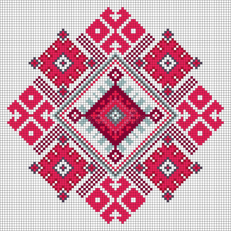 Traditional Geometric Pattern for Slavic Embroidery Stock Vector ...