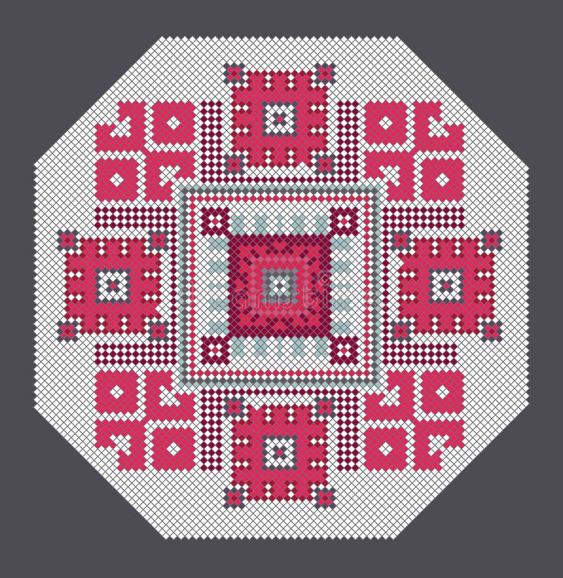 Traditional Geometric Pattern for Slavic Embroidery Stock Vector ...