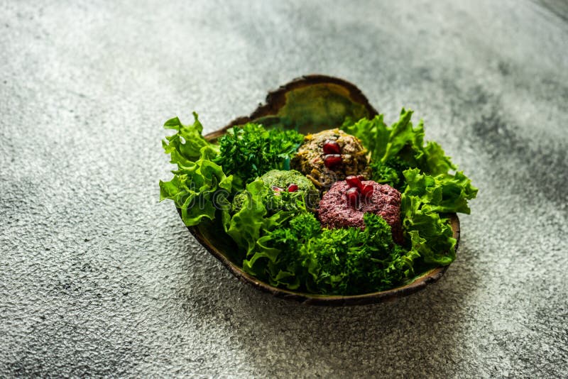 Traditional Georgian Dish Phali Stock Image - Image of food, healthy ...