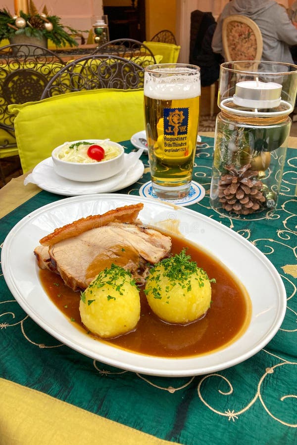 Traditional German Beer Augustiner Bear in Munich, Germany Editorial ...