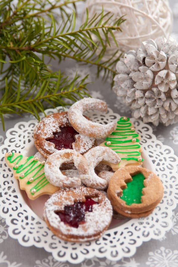 Traditional German Christmas Cookies Stock Photo - Image of homemade ...