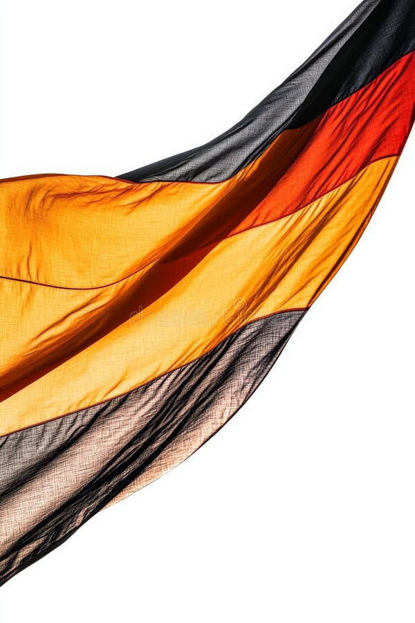Elegant German Flag for Unity Day Stock Illustration - Illustration of ...