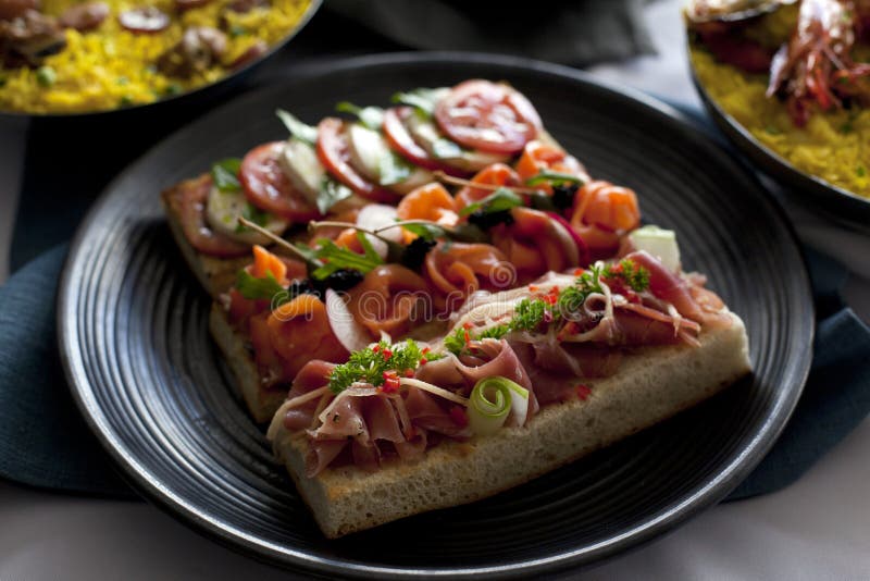 Traditional German Ham on Bread Stock Image - Image of nutritious ...