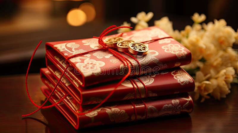 Traditional Gift Red Envelope for Money for Chinese New Year Stock ...