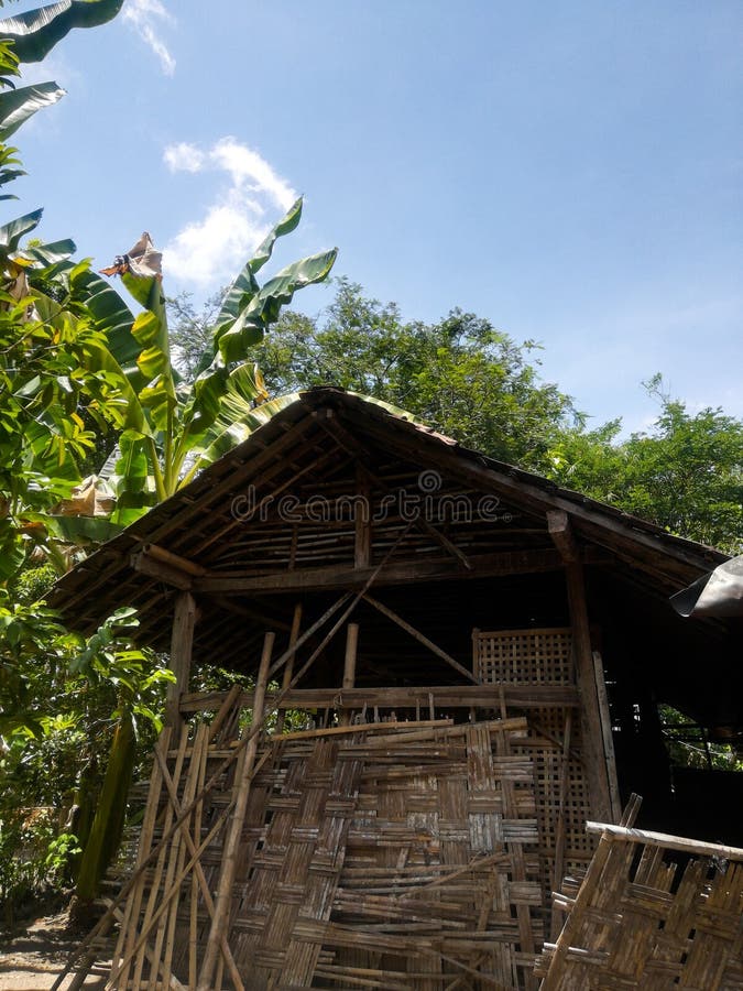 Traditional Goat Cage Behind the House Stock Photo - Image of goat ...