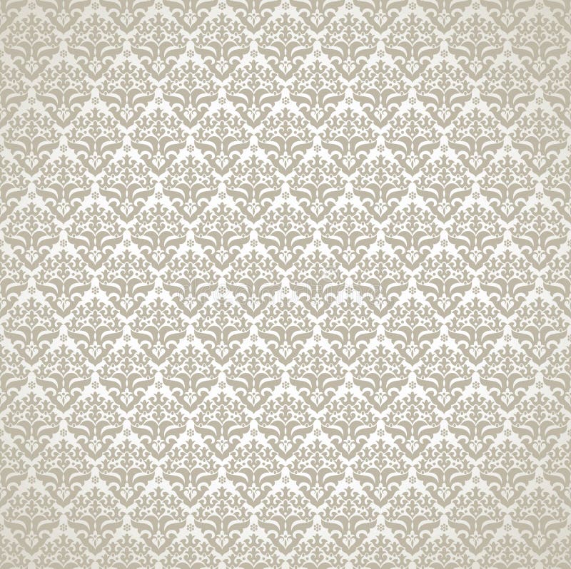 Traditional Golden Seamless Wallpaper Stock Vector - Illustration of ...