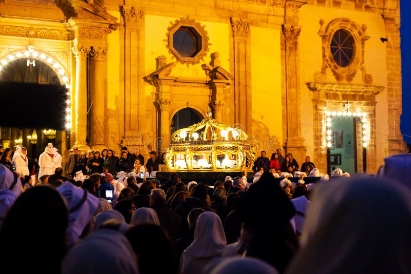 Traditional Good Friday Procession, Leonforte Editorial Image - Image ...
