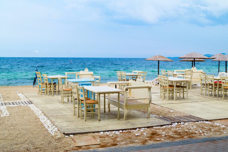 Traditional Greek Cafeteria Mykonos Island Stock Photos - Free ...