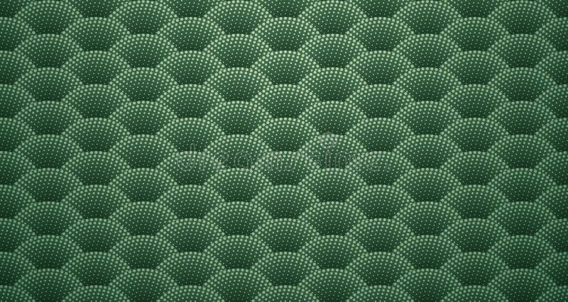 Traditional Green Seamless Pattern with Geometric Waves and Dotted ...
